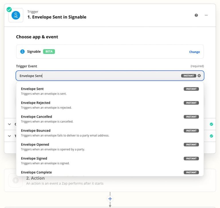 Zapier Integration for eSignatures - Signable